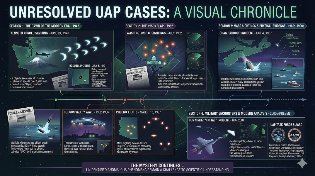 Famous Unresolved UAP Reports - The UAP News Center