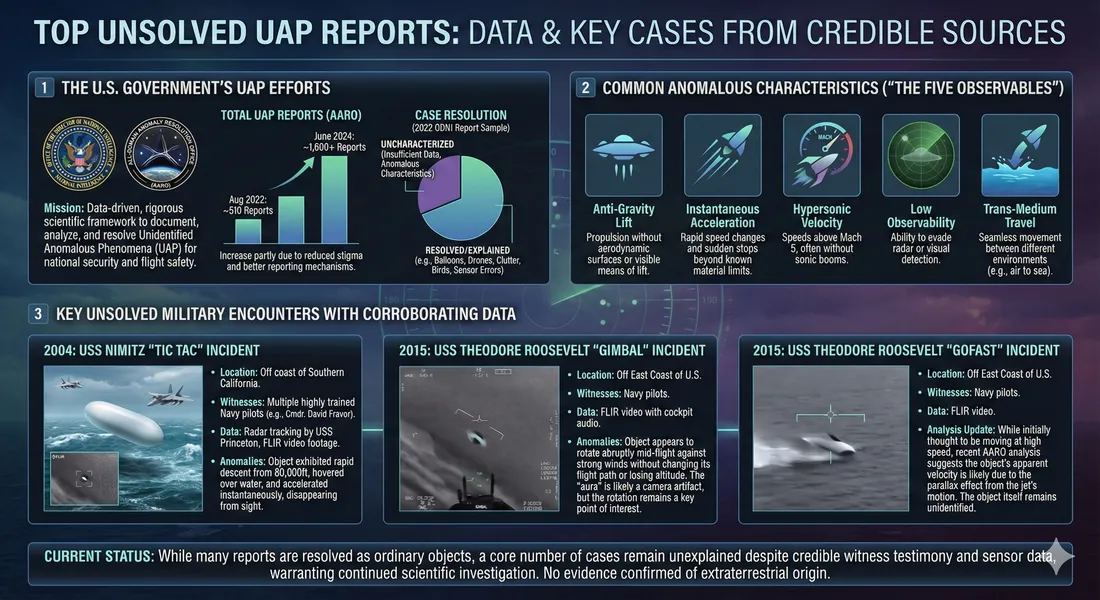 Top Unsolved UAP Reports - The UAP News Center
